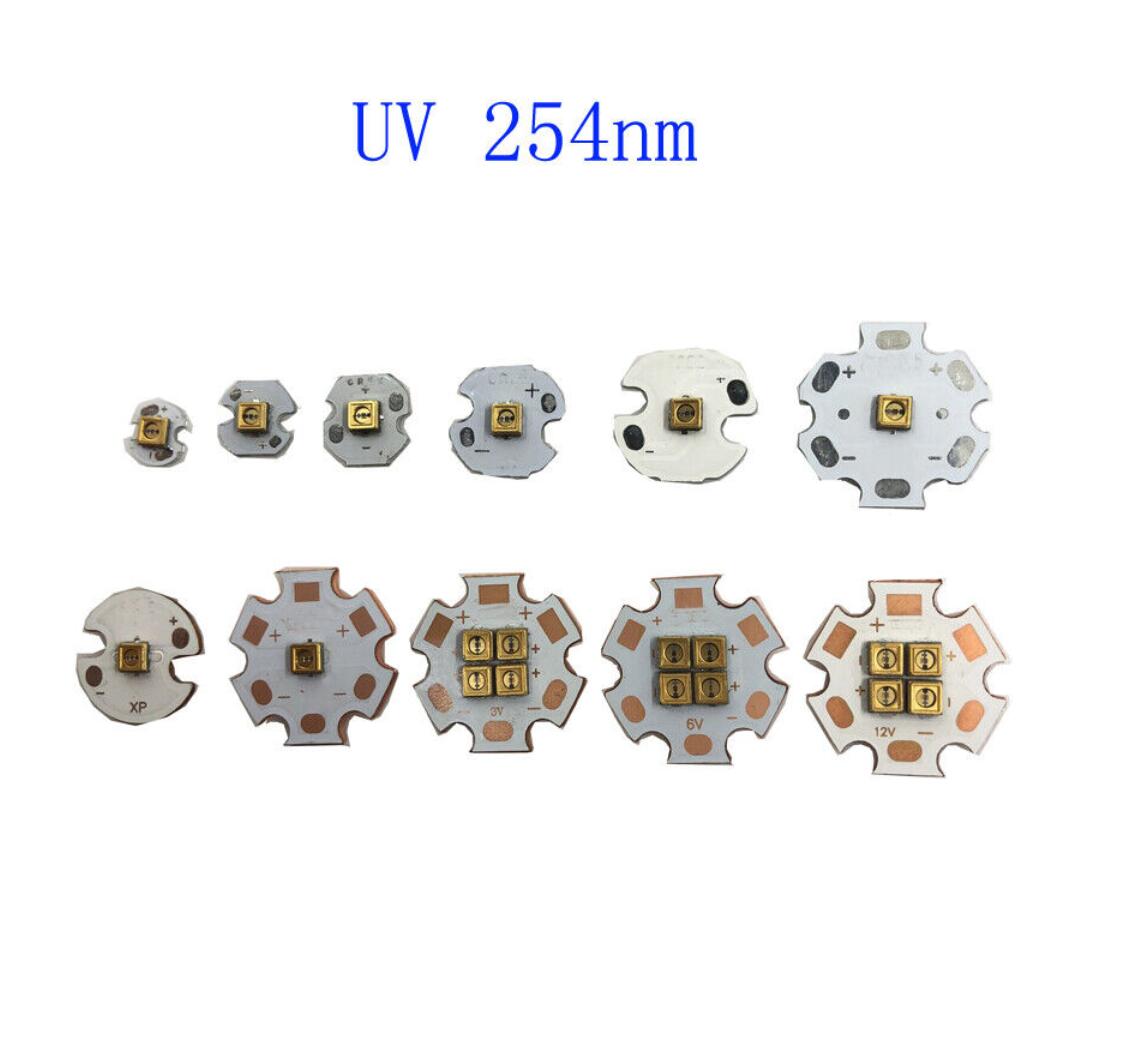 UV 254nm Deep UVC LED Diode Lamp Bulb 6V 12V 24V DIY Steriliza equipme – Katasom.com
